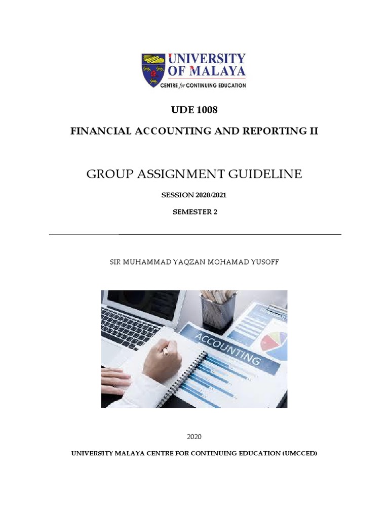 Group Assignment FAR Semester 2 2020 | PDF | Debits And Credits | Depreciation