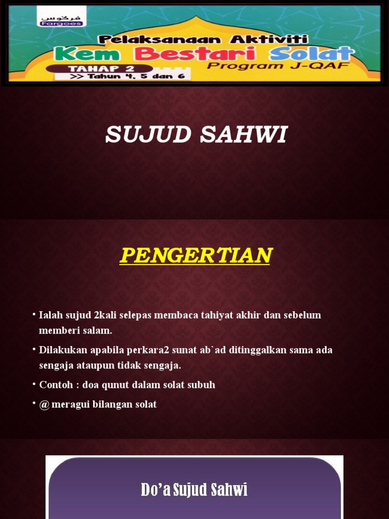 KEDUDUKAN DAN SUSUNAN SAF SOLAT JEMAAH | PDF
