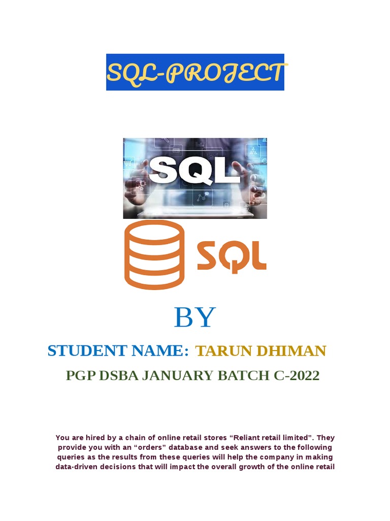 SQL Queries for Retail Data Analysis | PDF | Inventory | Personal Computers