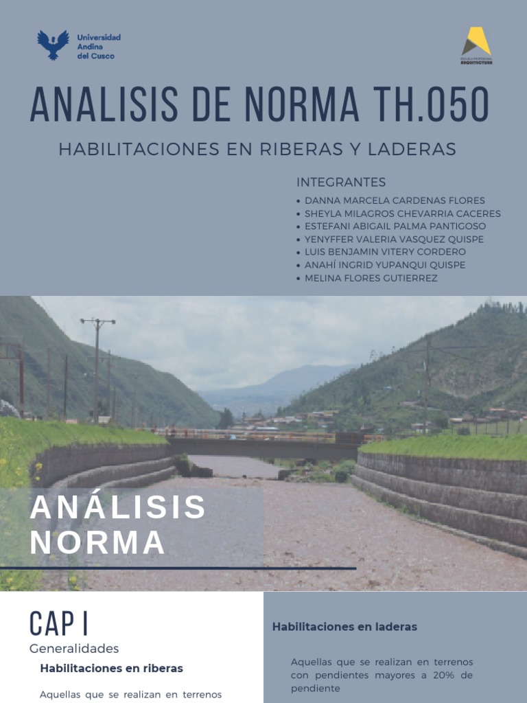 Grupo 2 ANALISIS DE NORMA TH.050 | PDF
