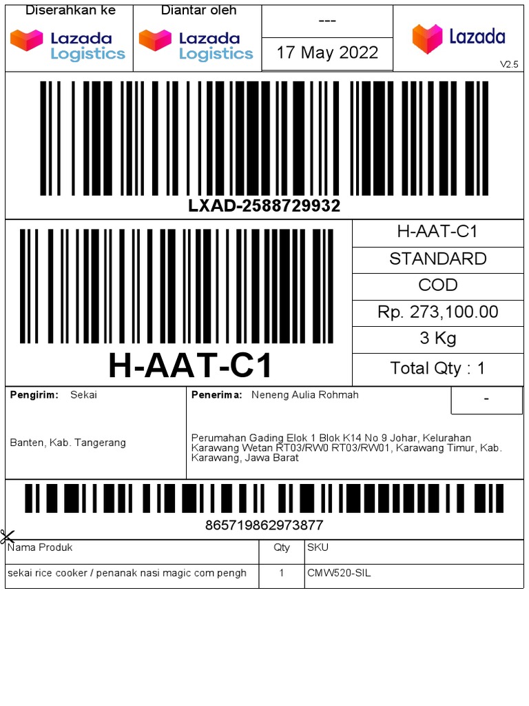 Lazada Label | PDF