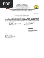 Sample Format of Impounding Receipt | PDF | Finance & Money Management