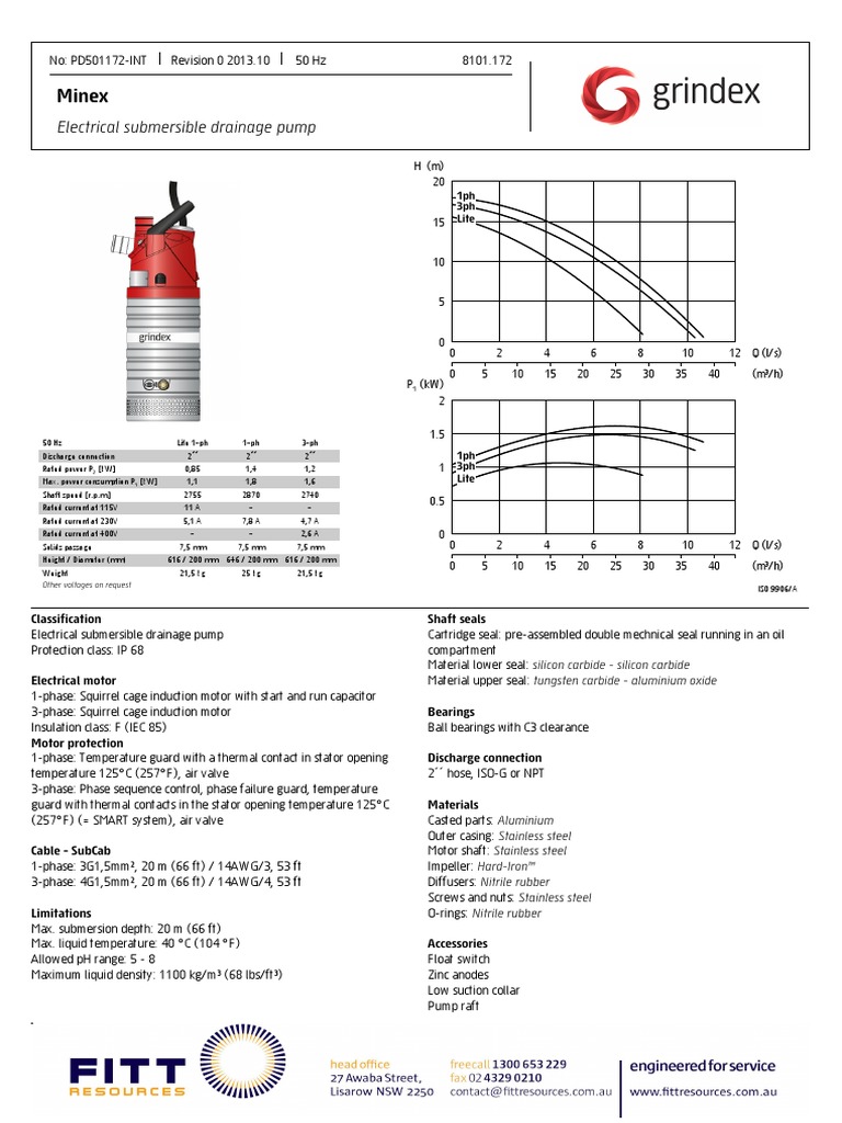 Data Sheet Minex 50Hz 2013.10 PD501172-INT Rev 0.0 Tetra Line MKII 8101.172 | PDF | Electric ...