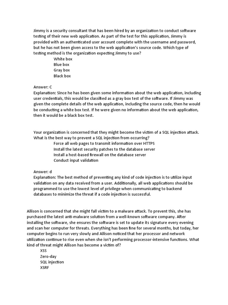 09 Quiz Secure Software Development Pdf World Wide Web Internet And Web