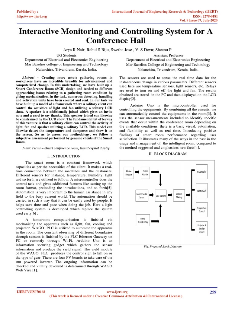 Interactive Monitoring and Controlling System For | Download Free PDF ...