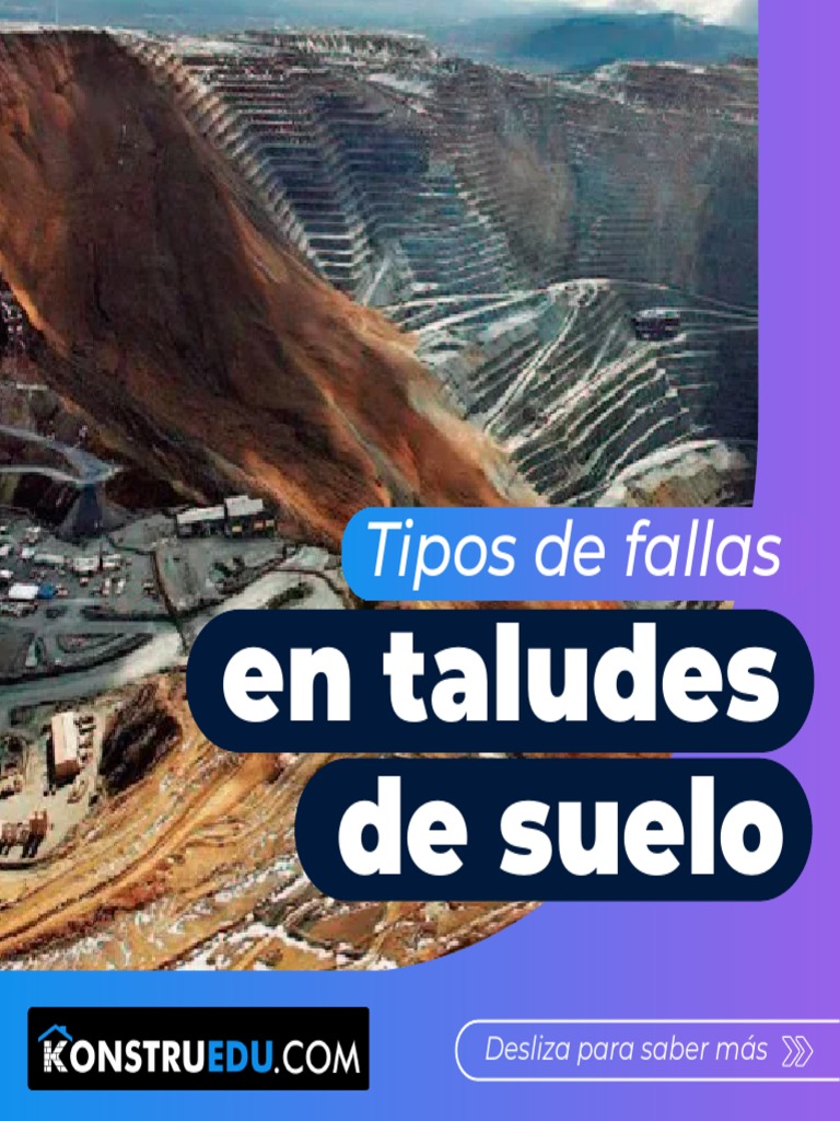 Tipos de Fallas en Taludes de Suelo | PDF