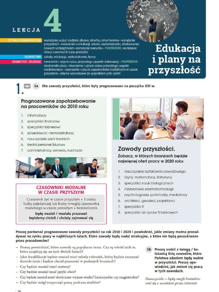 Lekcja 4 K Hurra A2 | PDF