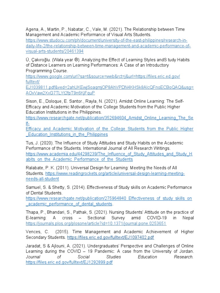 Thesis, RRL Links | Download Free PDF | Educational Technology ...