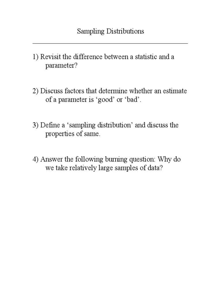 CH 07 CLT | PDF | Estimator | Sampling (Statistics)