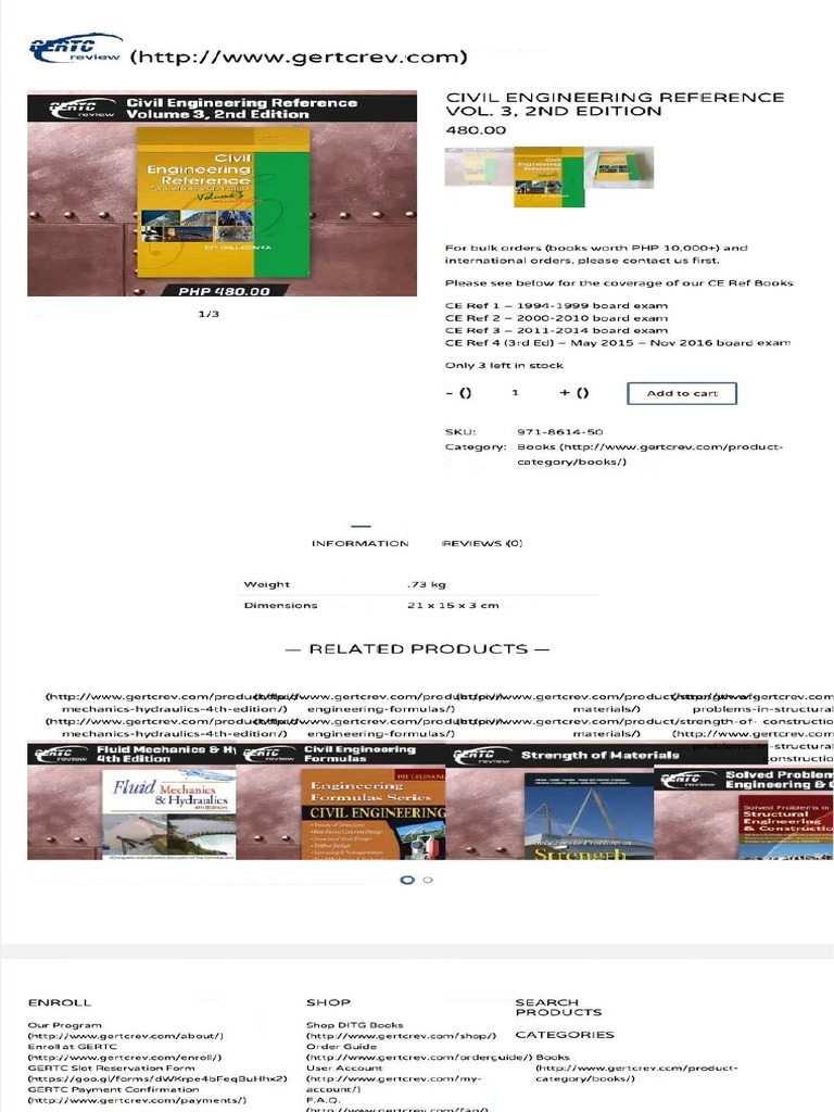 Civil Engineering Reference Vol 3 2nd Edition | PDF