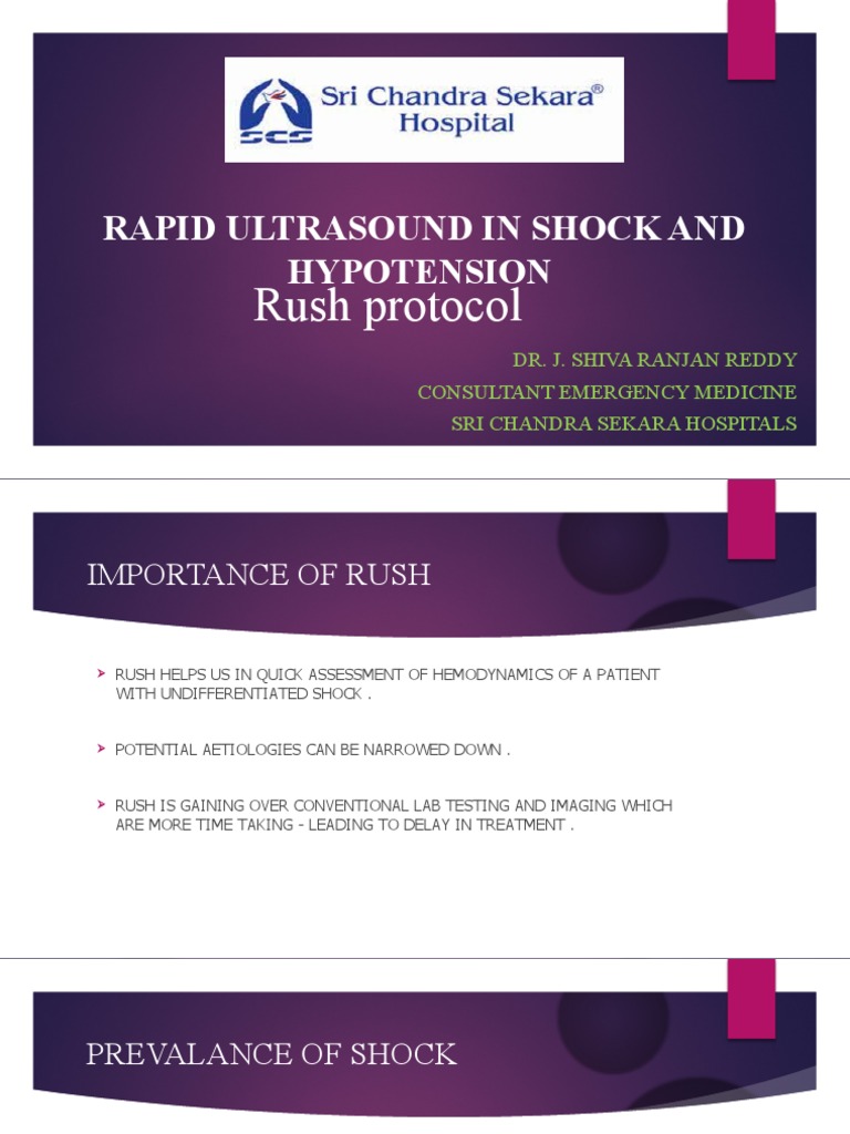 RUSH Protocol for Shock Assessment | PDF | Shock (Circulatory) | Heart