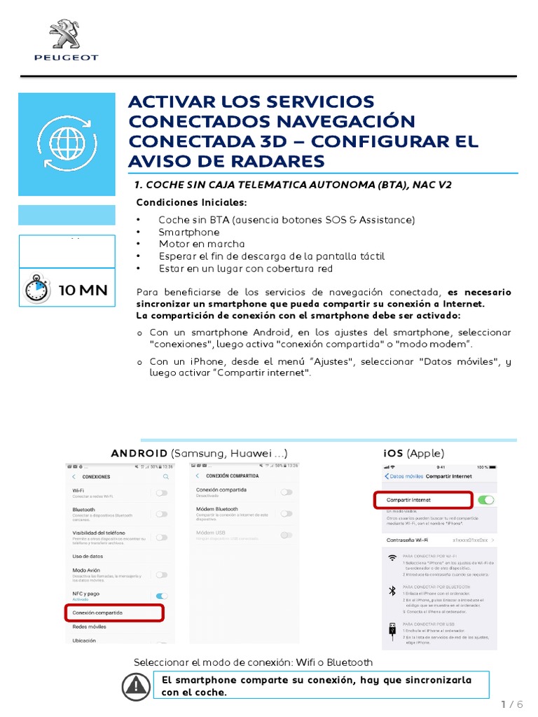 Activacion Servicios Conectados 2008 - Sin BTA NAC V2 FR AP V06.2 | PDF | Smartphone | Android ...