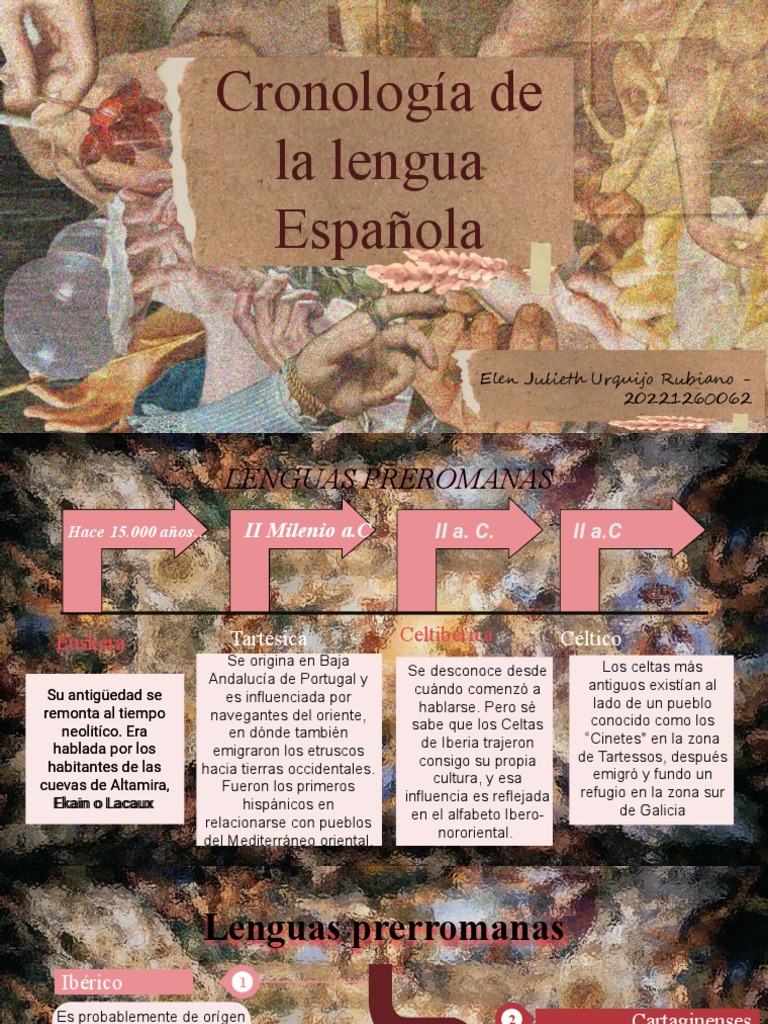 Cronologia Historia de La Lengua | PDF | latín | España