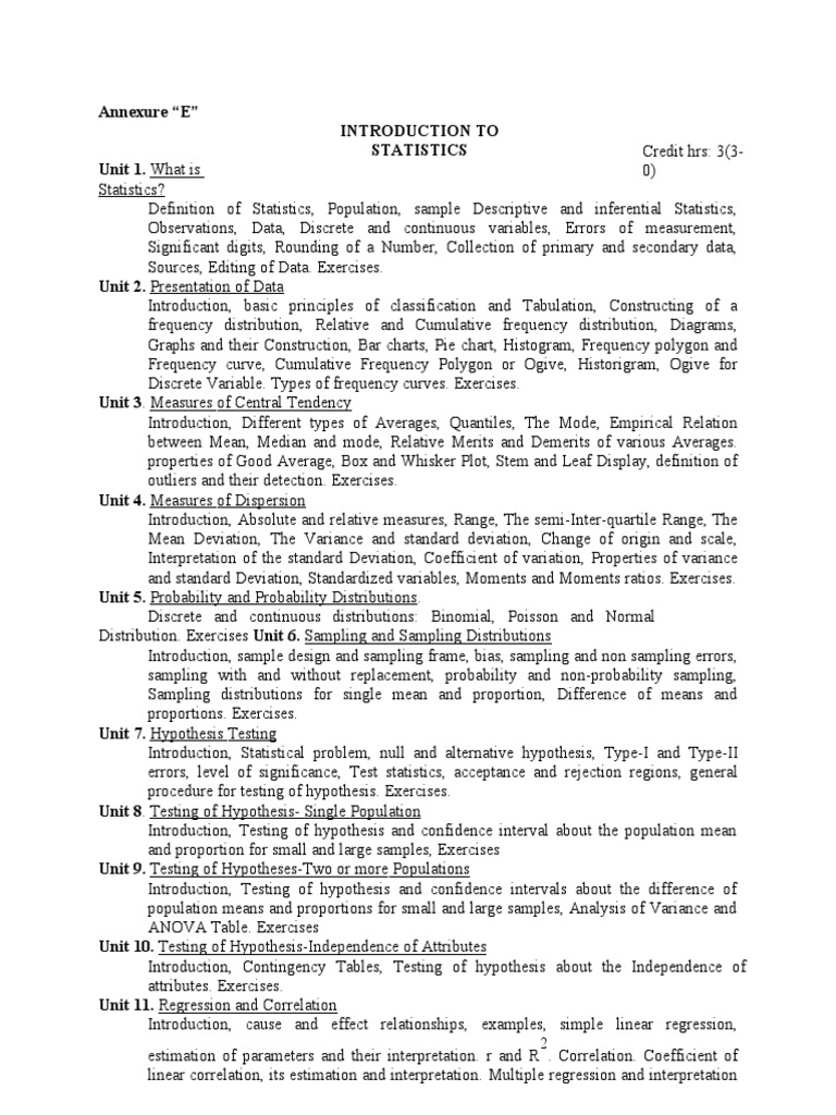 Contents Statistics | PDF | Statistics | Probability Distribution