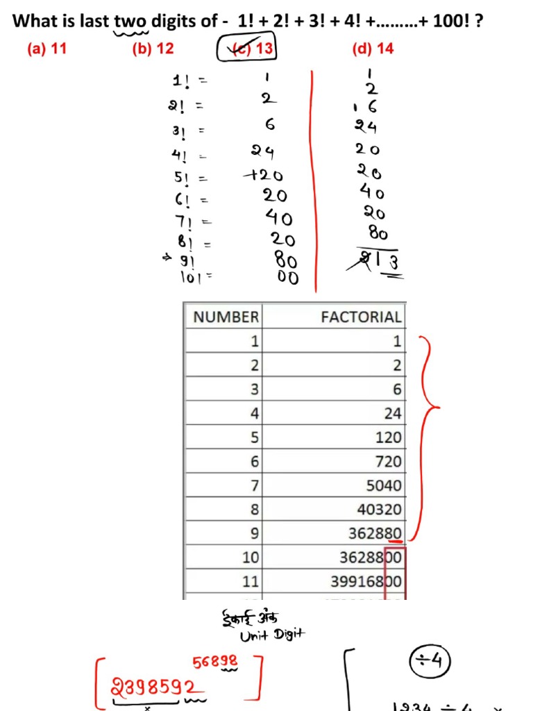 Number System Class 2 by Aditya Sir | PDF