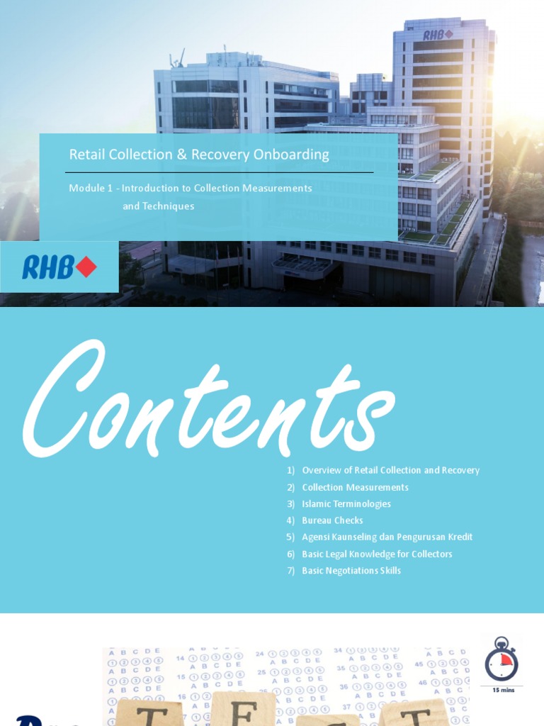 RCR Onboarding Module Day 1 - Intro To Collection Measurements and ...