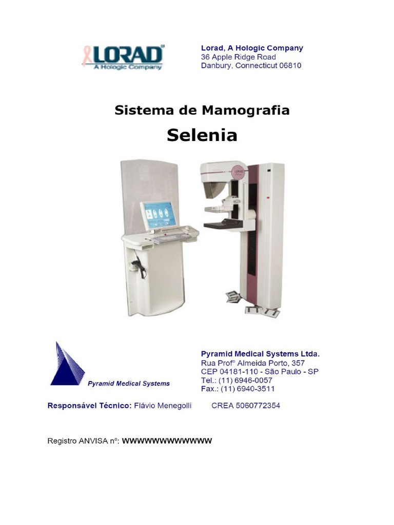 Hologic Selenia - Manual Do Usuário | PDF