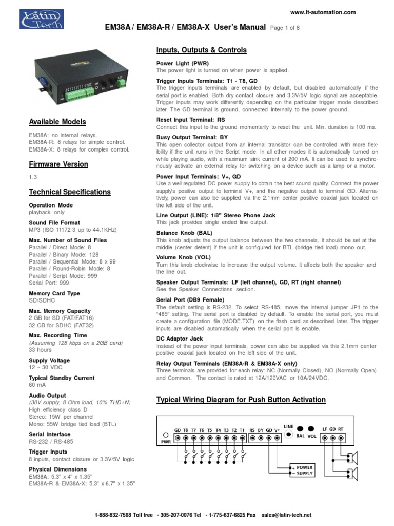 EM38A - Series User Manual | PDF | Computer Engineering | Electronics