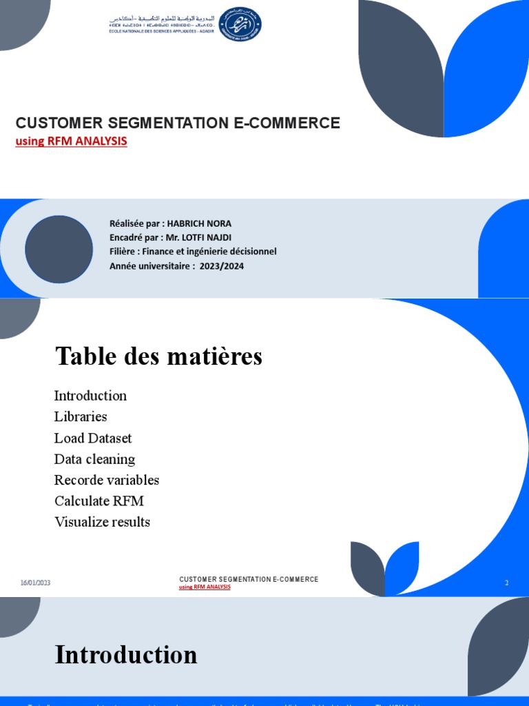 Customer Segmentation E-Commerce | PDF | Business Process | Information Technology