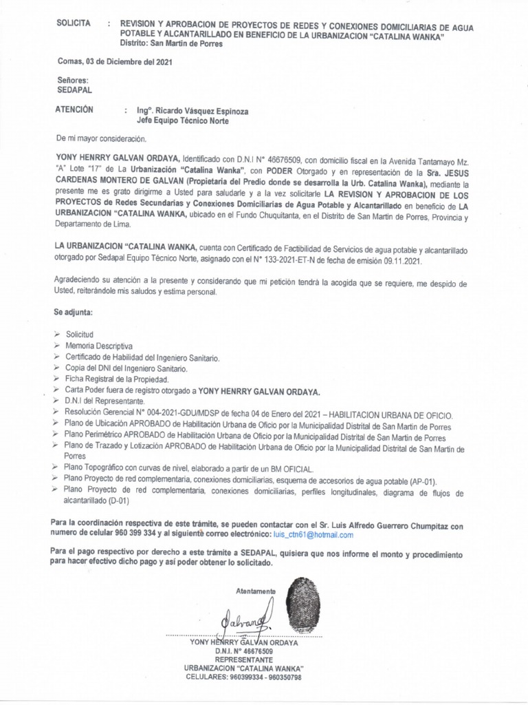 4.1. - Solicitud de Revision y Aprobacion de Proyecto | PDF