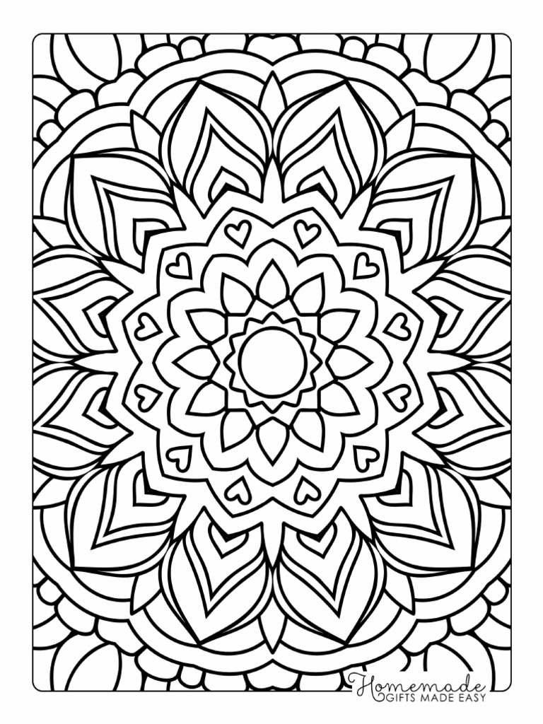 Mandala Coloring Pages 23 | PDF