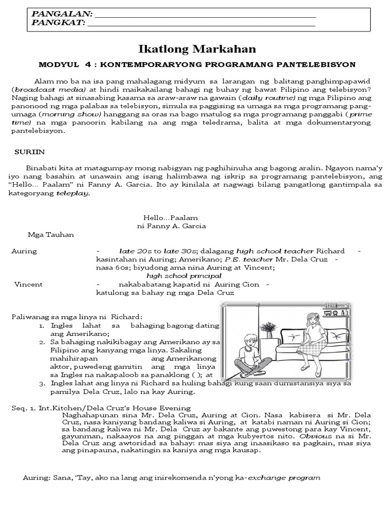 Filipino 8 SLMs 3rd Quarter Module 4 | PDF