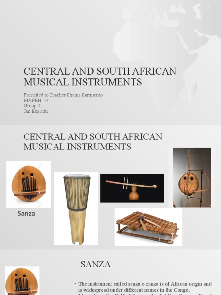Central and South African Musical Instrument | PDF | Musical ...