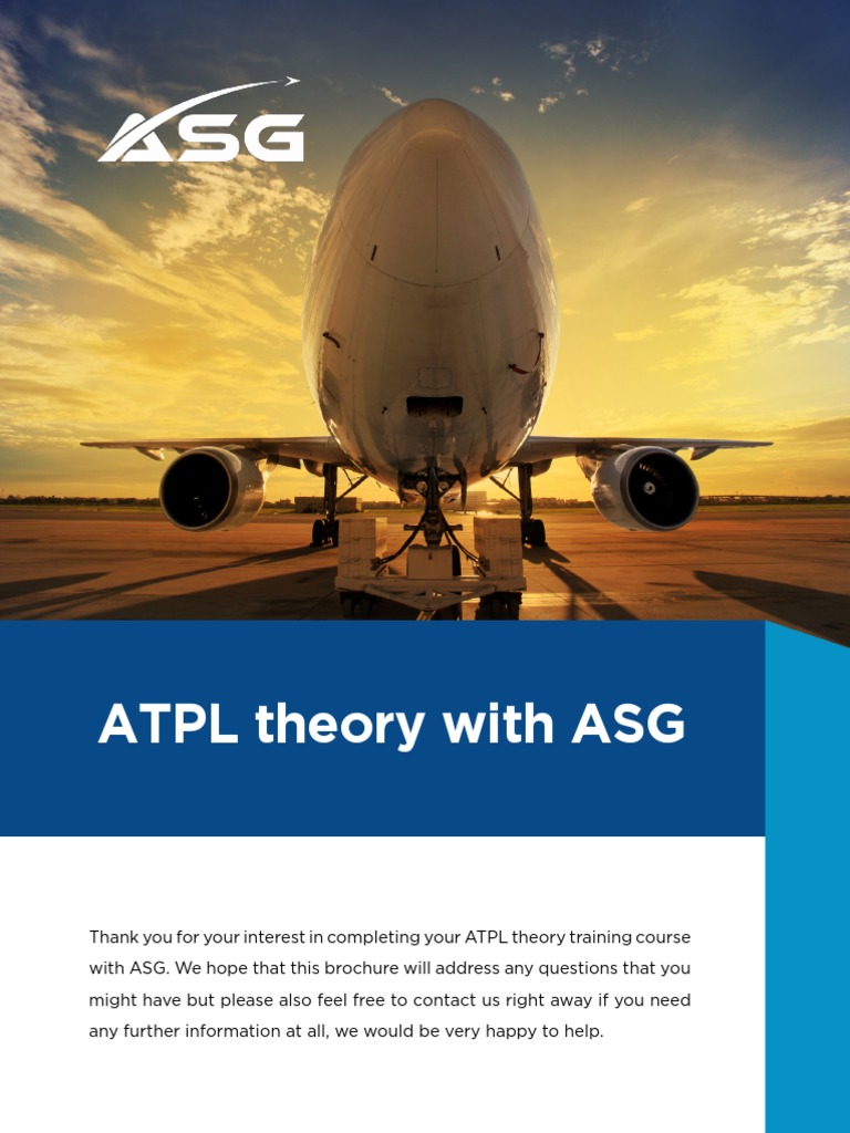 Atpl Theory With Asg | PDF | Flight Instructor | Distance Education