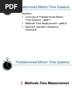 Predetermined Motion Time Systems (PMTS) | PDF | Time