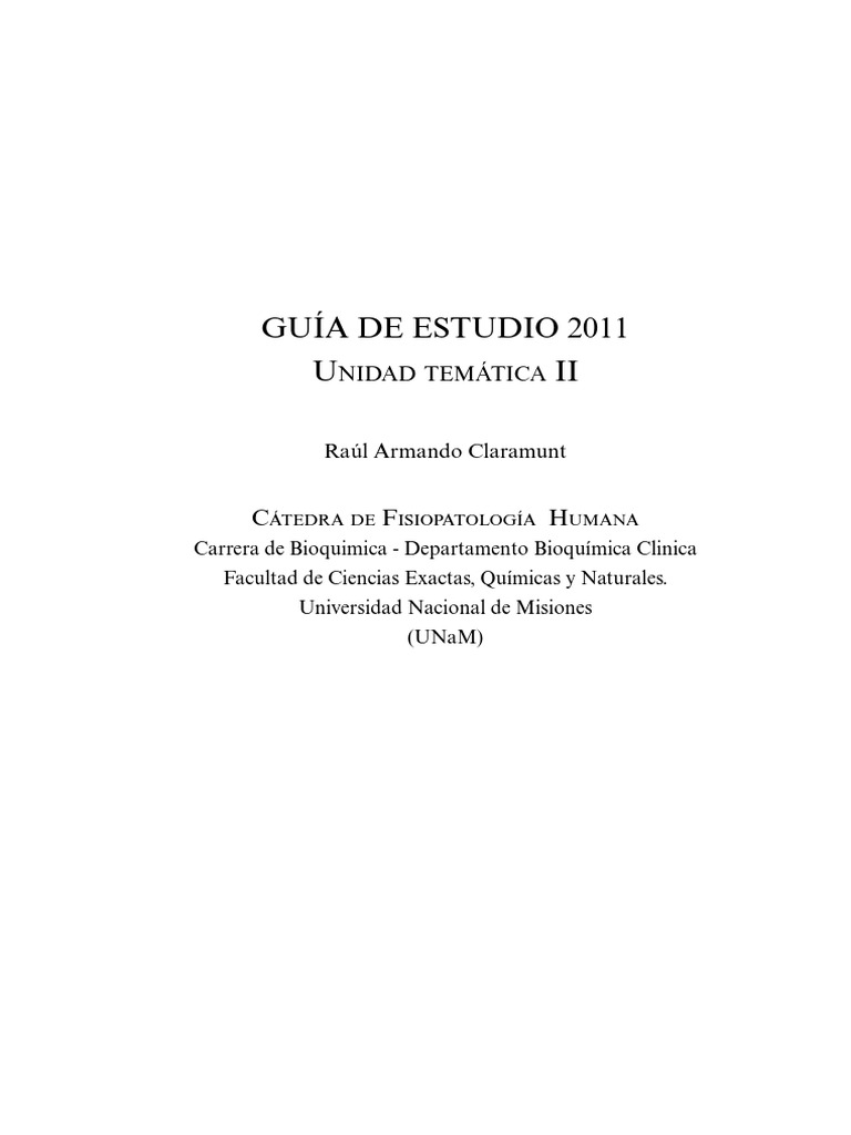 Guía de Estudio 2011 U Ii: Nidad Temática | PDF | Biología Celular ...