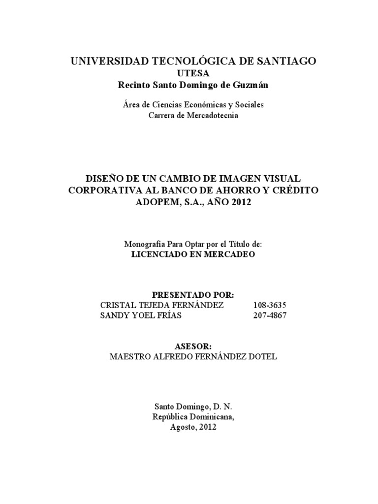 Monografia Cristal y Sandy (2) | PDF | Institución | Comportamiento