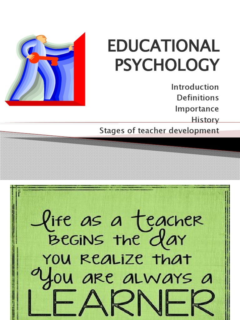 EDUpsy 2023 Introduction Lecture | PDF | Educational Psychology | Learning