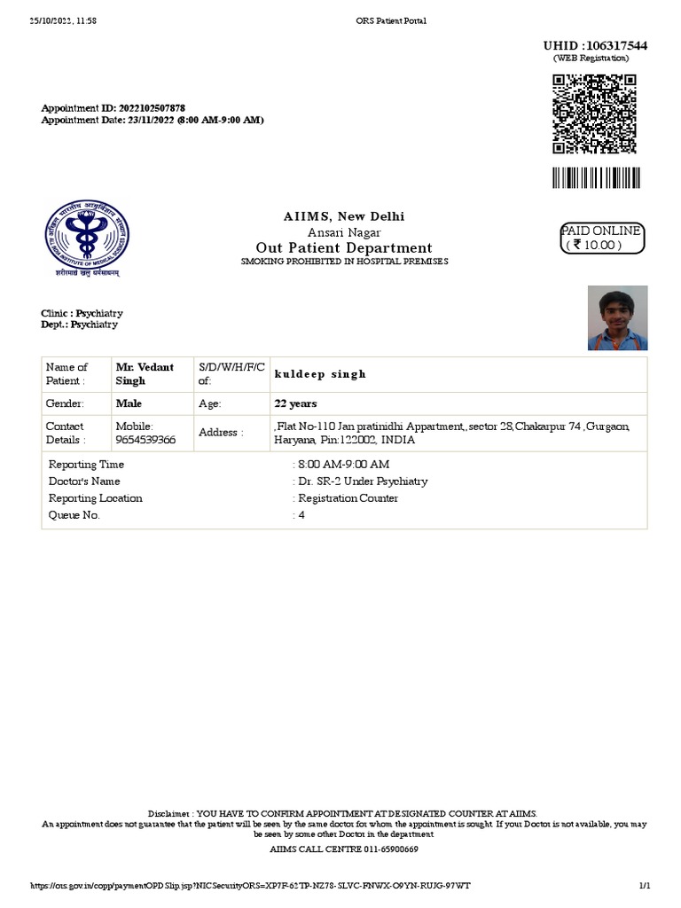 ORS Patient Portal | Download Free PDF | Service Industries | Public ...