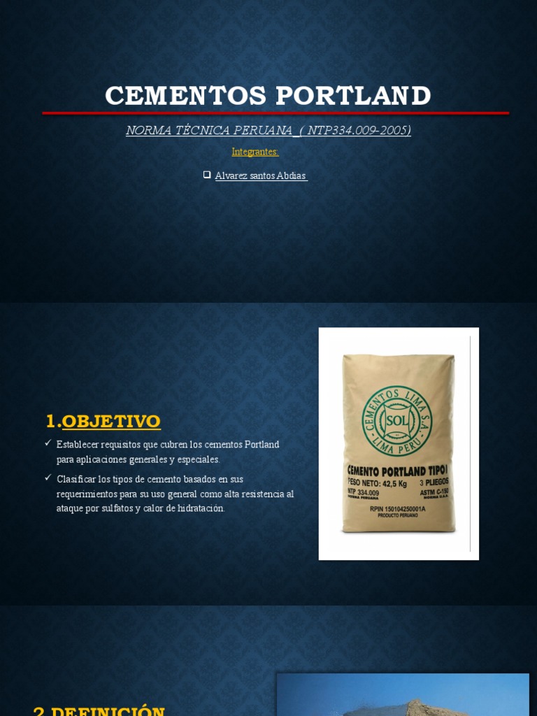 Cementos Portland | PDF | Cemento | Procesos industriales