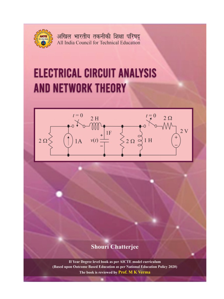 Electrical Circuit Analysis & Network Theory AICTE Book | PDF | Electronic Filter | Low Pass Filter