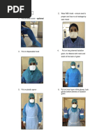 Steps in Donning and Doffing of Ppes | PDF