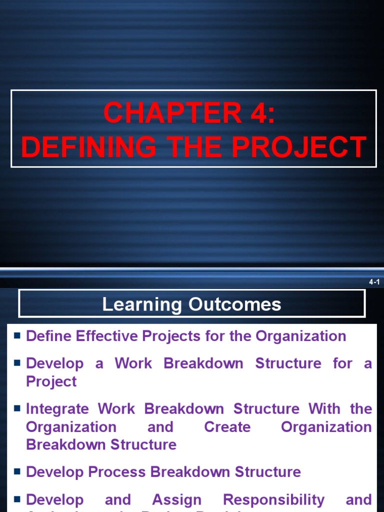 Defining Project Scope and WBS | PDF | Project Management | Business