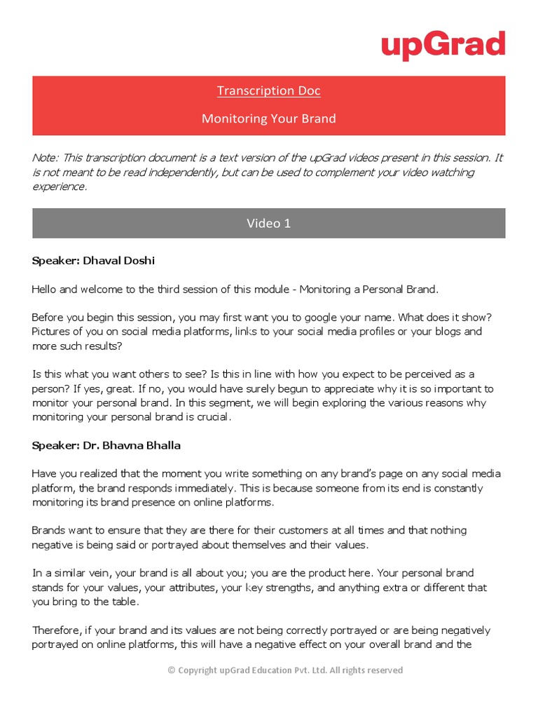 Session Transcript | PDF | Social Media | Popular Culture & Media Studies