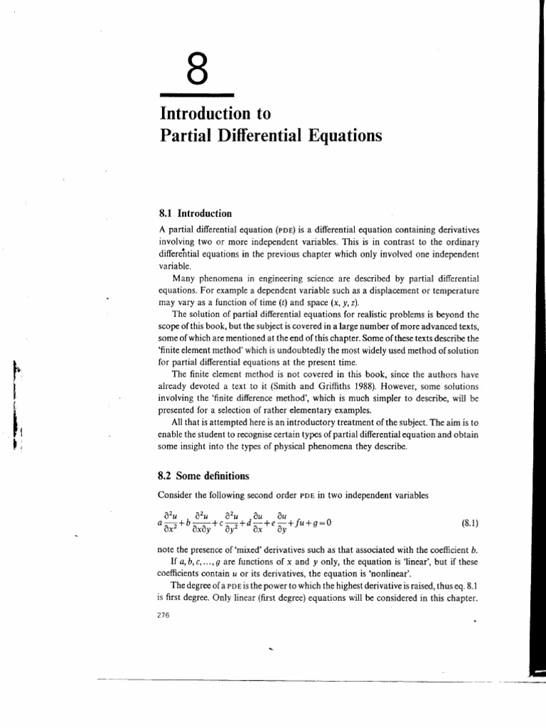 Bab-8 Partial Differential Equations | PDF | Differential Equations ...