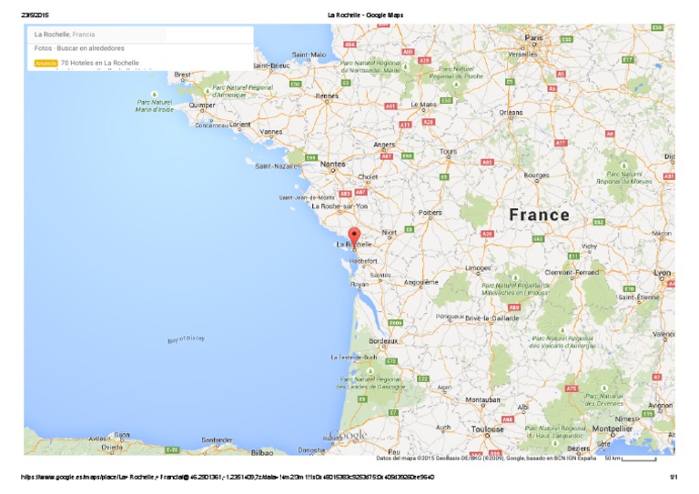 La Rochelle - Google Maps | PDF