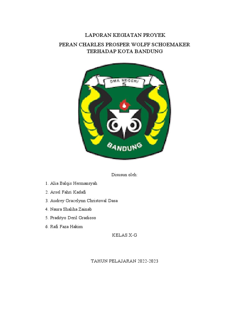 Laporan Kegiatan Proyek | PDF