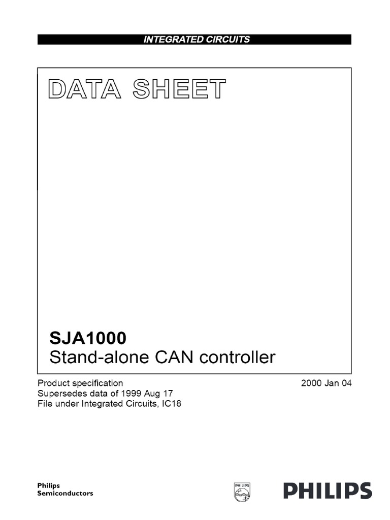 SJA1000 PDF, SJA1000 Description, SJA1000 Datasheet, SJA1000 View - ALLDATASHEET | PDF