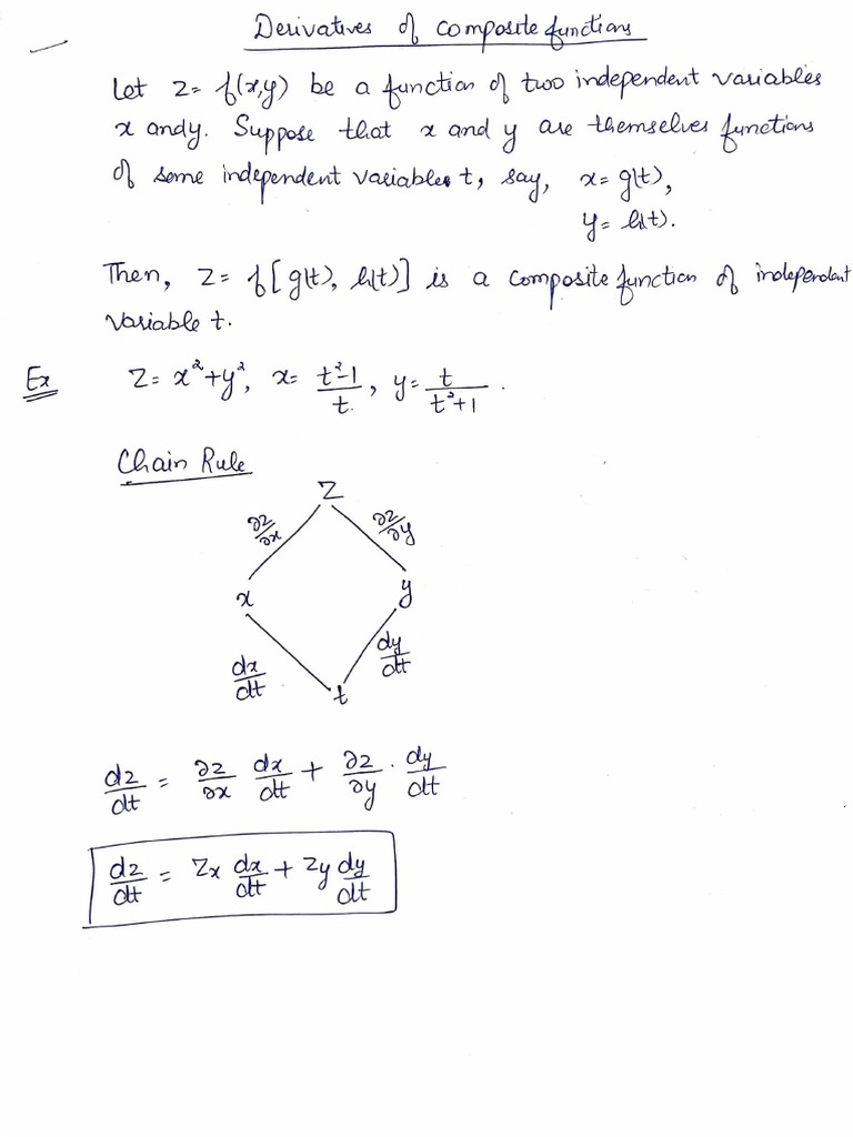 Chain Rule Change of Variables Jacobian | PDF | Calculus | Mathematical ...