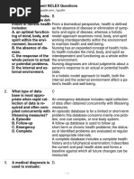 Gordon's Functional Health Patterns | PDF | Nursing | Perception