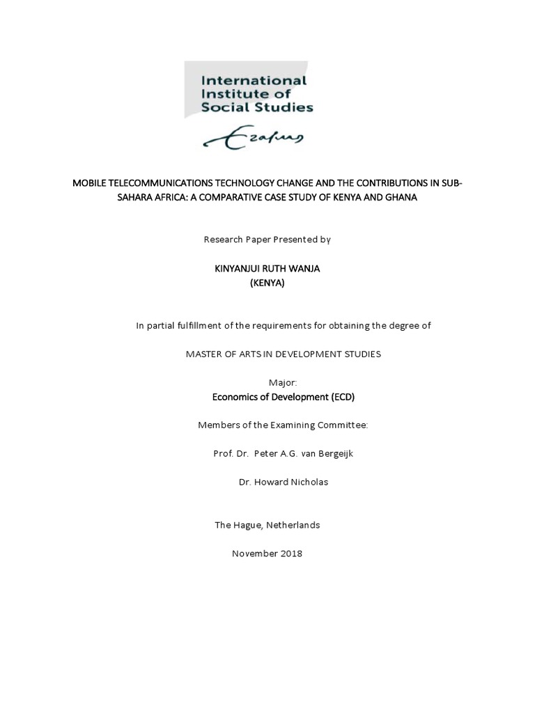 Kinyanjui-Ruth-Wanja MA 2017 18 ECD | PDF | Innovation | Institution