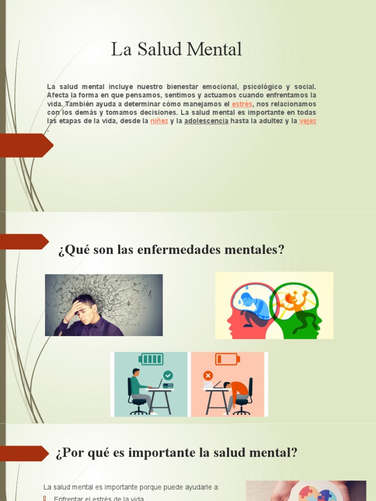 La Salud Mental | PDF