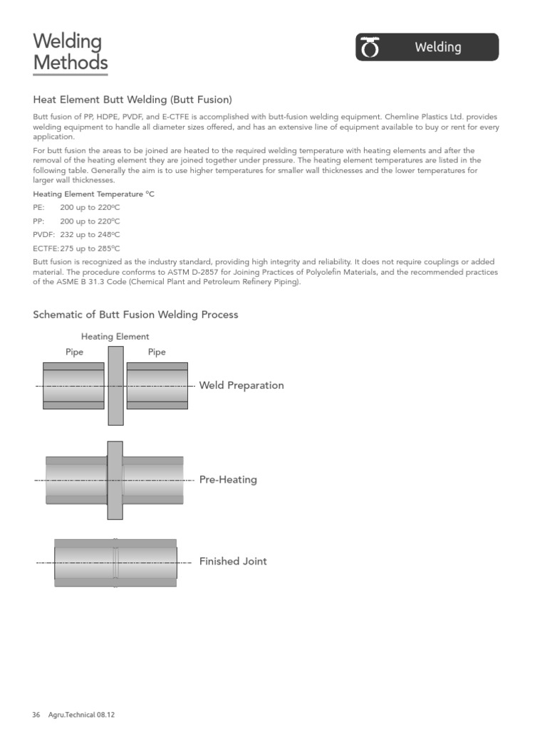 AGRU-Technical-Butt Welding | PDF | Welding | Construction