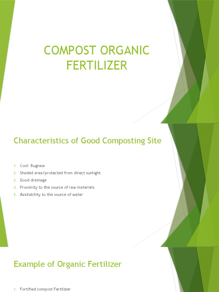 Composting for Organic Fertilizer Production | PDF | Science & Mathematics