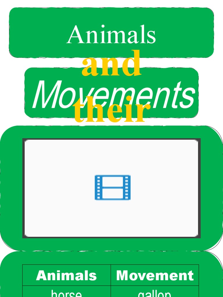 Animal Action Verbs in Present Tense | PDF