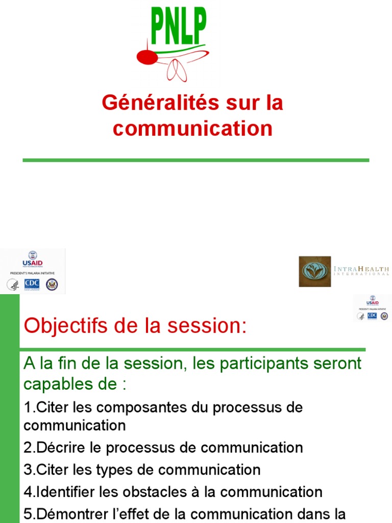 Généralités Sur La Communication | PDF | la communication | Communication humaine